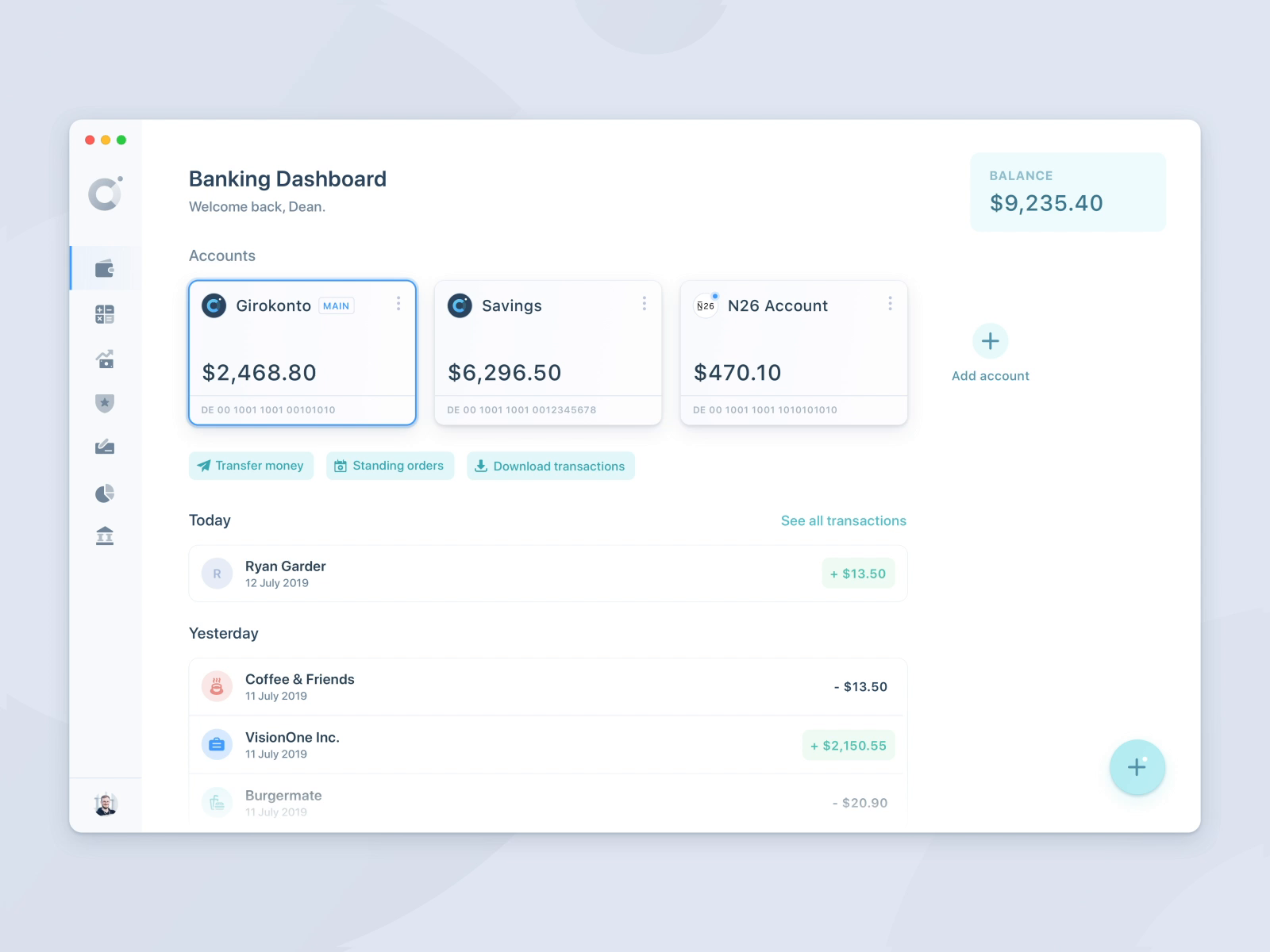Quick Actions – Online Banking App by Julian Herbst on Dribbble