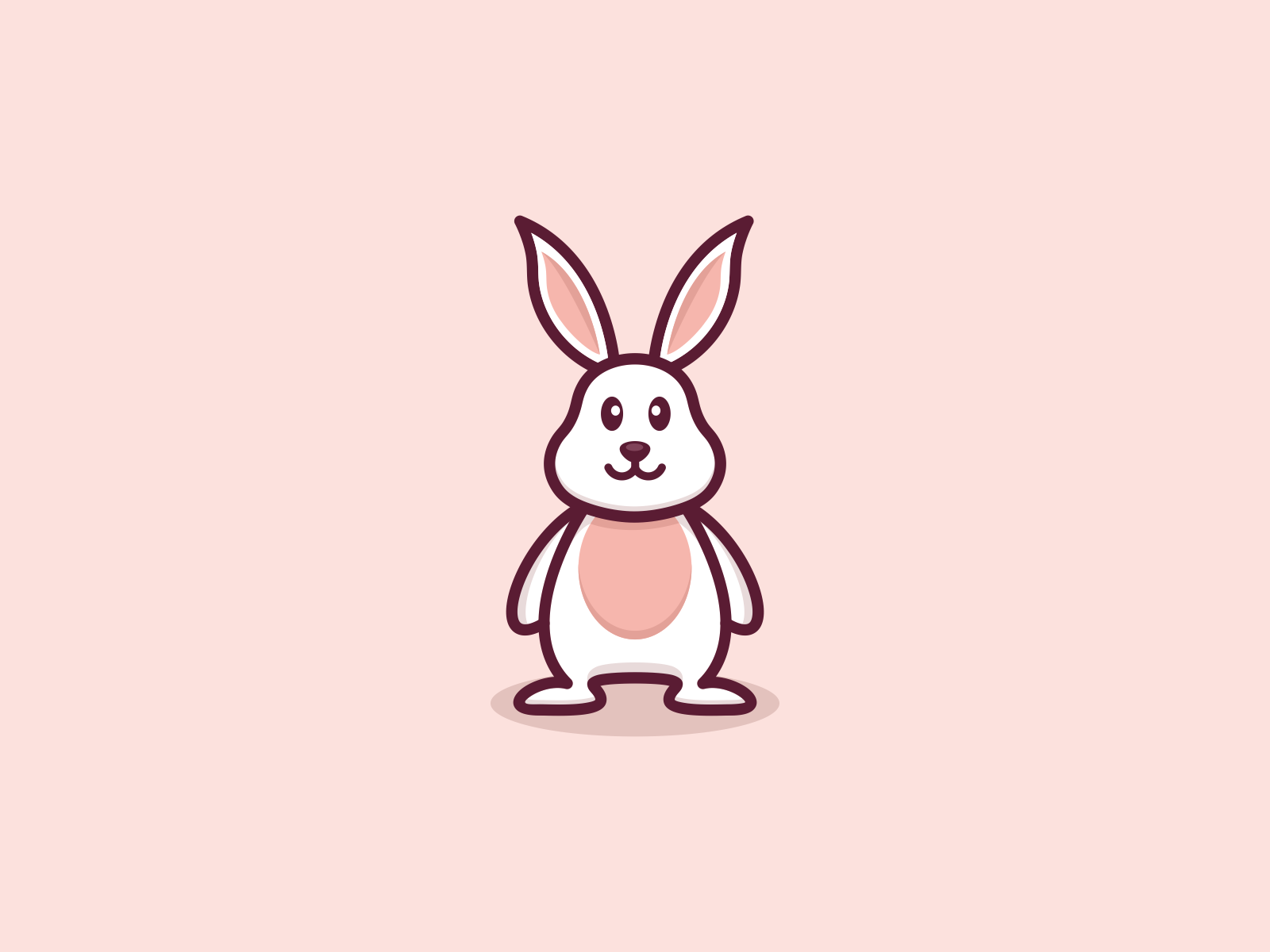 Cute Rabbit Logo Design by harragraphic on Dribbble