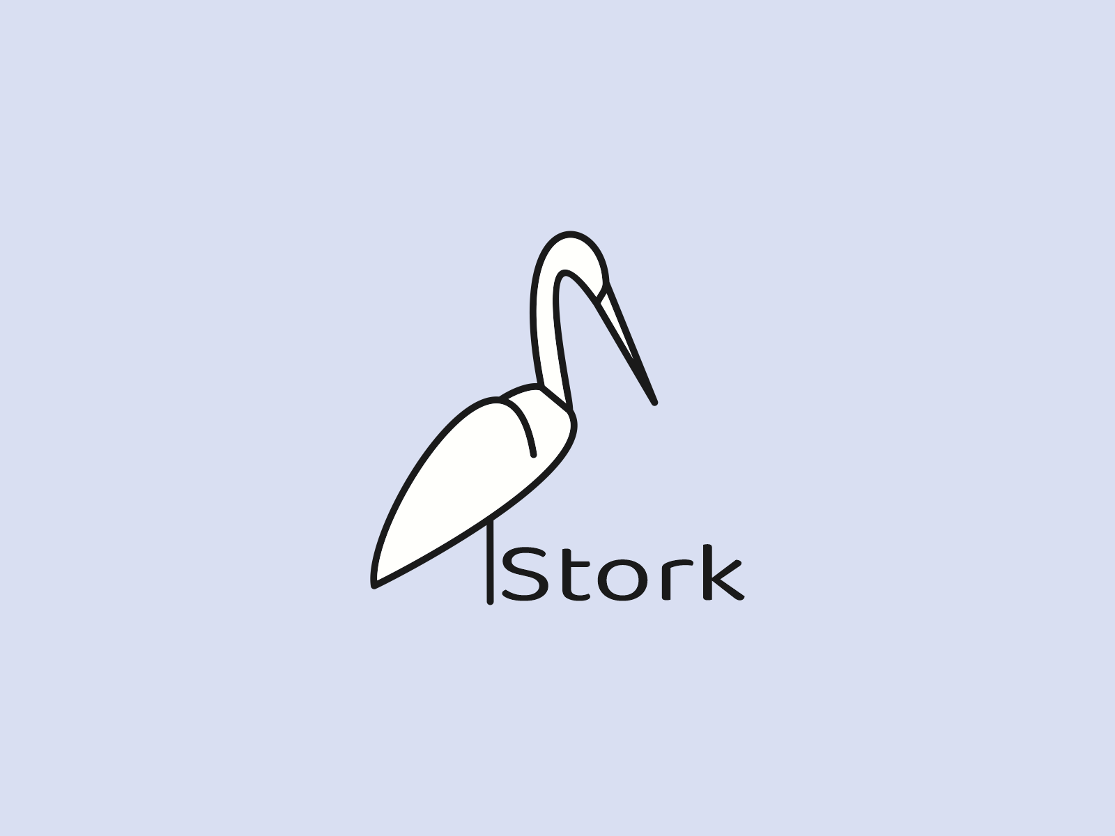 Stork Logo Design by vira_desain on Dribbble