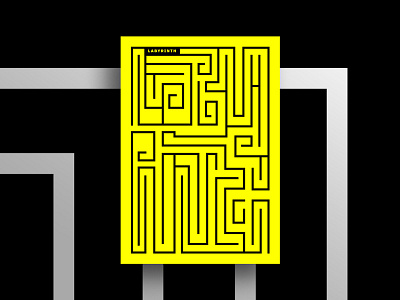 Labyrinth Poster by Semih Kodarlak on Dribbble