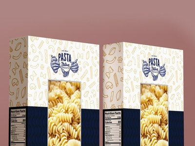 The Best Pasta Box Packaging Design by Next Zilla on Dribbble