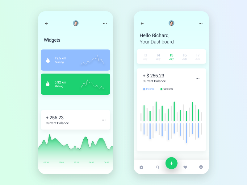 Stats App IOS by Tasha on Dribbble