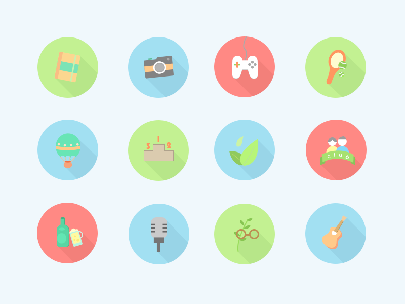 Interest Icon by Lynn Zhang on Dribbble
