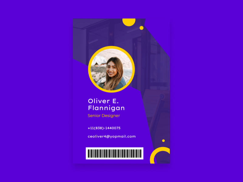 Employee Card by IconShock & ByPeople on Dribbble