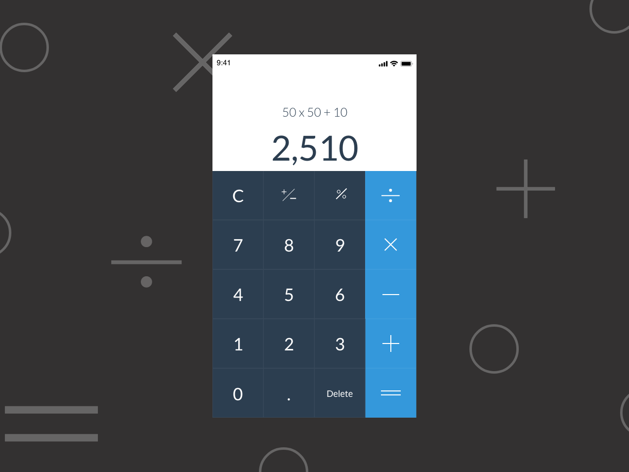 Dribbble - calculater.png by Mohamed Ali