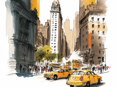 New York Yellow by Kat Tejada on Dribbble