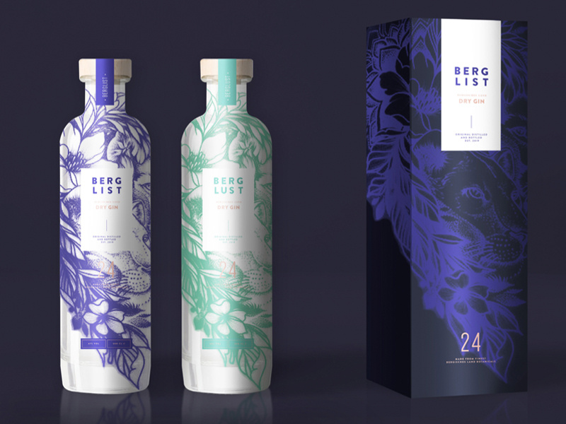 Gin Packaging & Branding Concept by Nadine Mohr on Dribbble