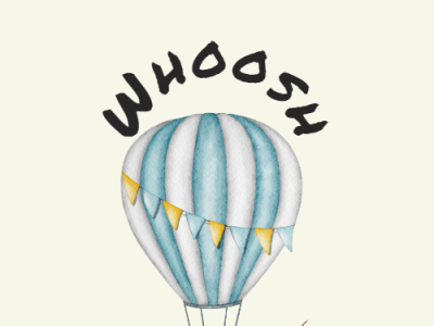 hot air balloon logo by Meraj Parveen on Dribbble