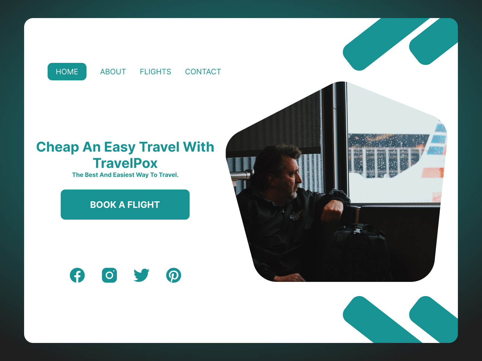 Airport Landing Page Design by Samuel Ernst on Dribbble