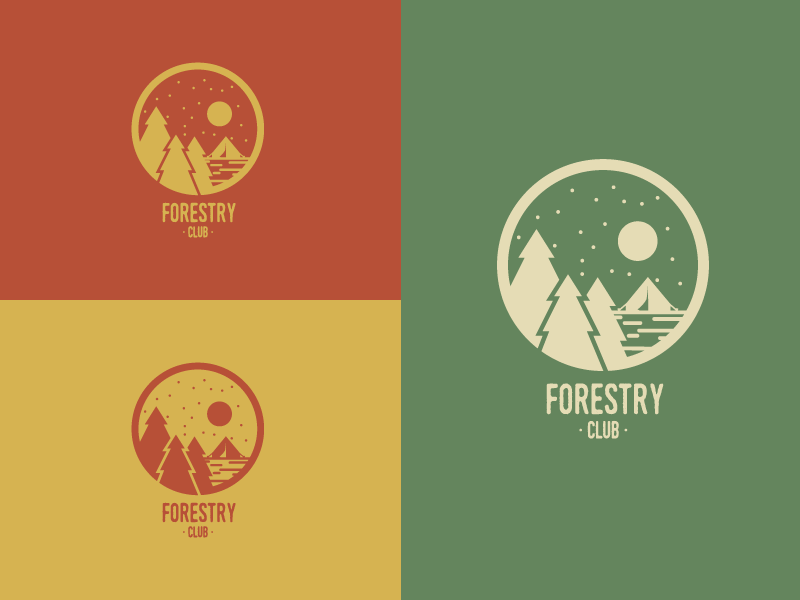 Forestry Club Colors by Matt Breiwick on Dribbble