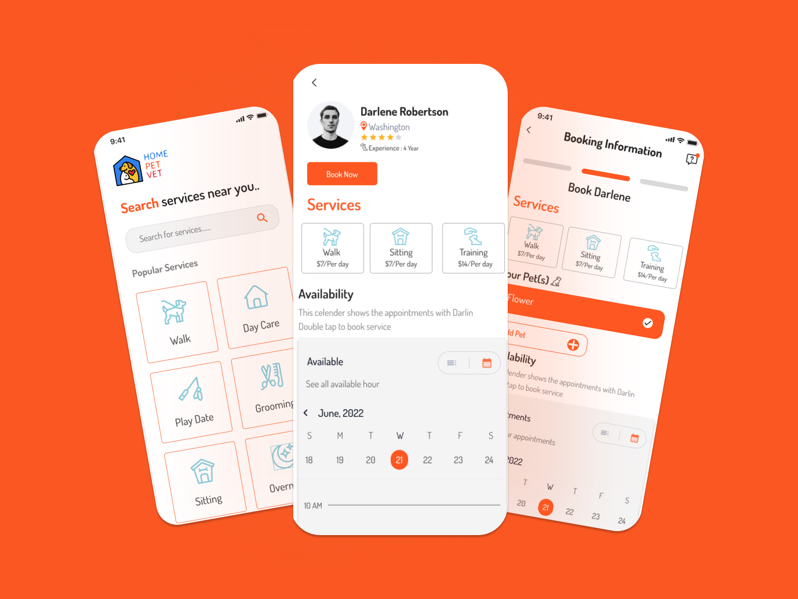 Pet App UI Design by Asfandyar on Dribbble
