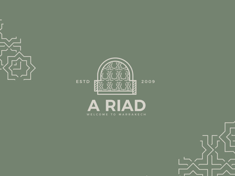 A Riad logo - for marrakech hotel by Salah Edin on Dribbble
