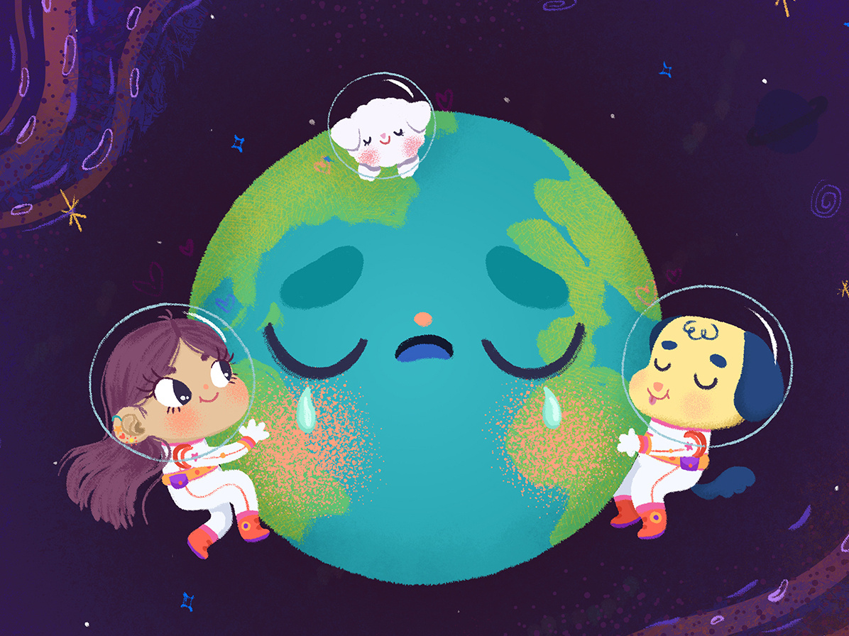 Taking care of the Earth by grecia colunga on Dribbble