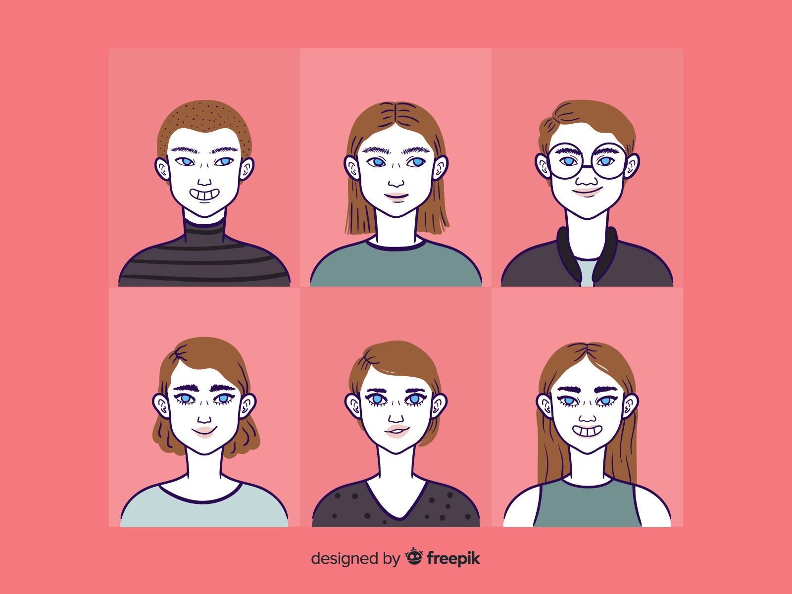 Hand Drawn Avatar by grecia colunga on Dribbble