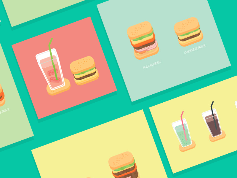 food by Juhan Kim on Dribbble