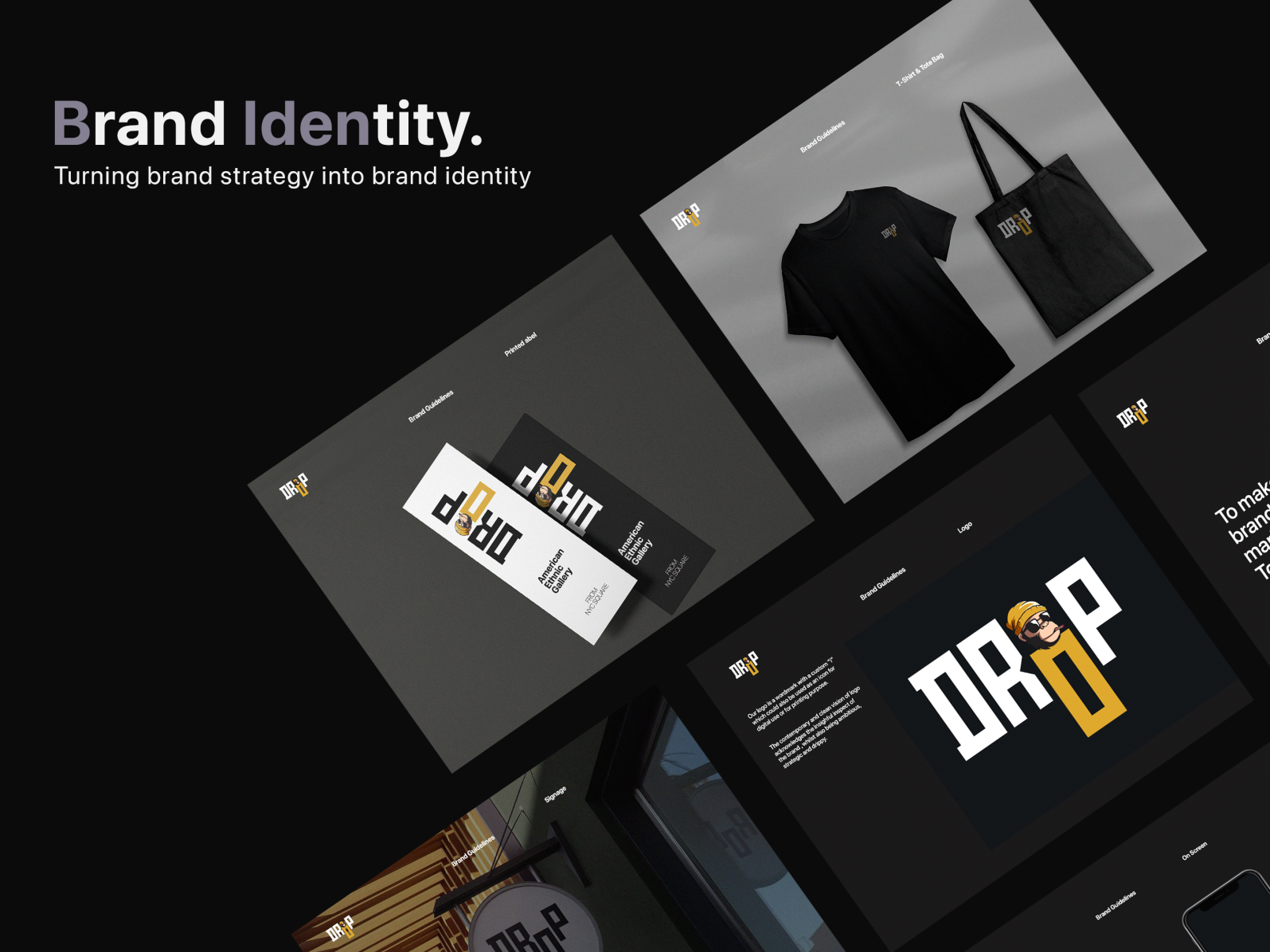 Brand Identity for Drip Clothing Brand by Fahad khalid Sadberg on Dribbble