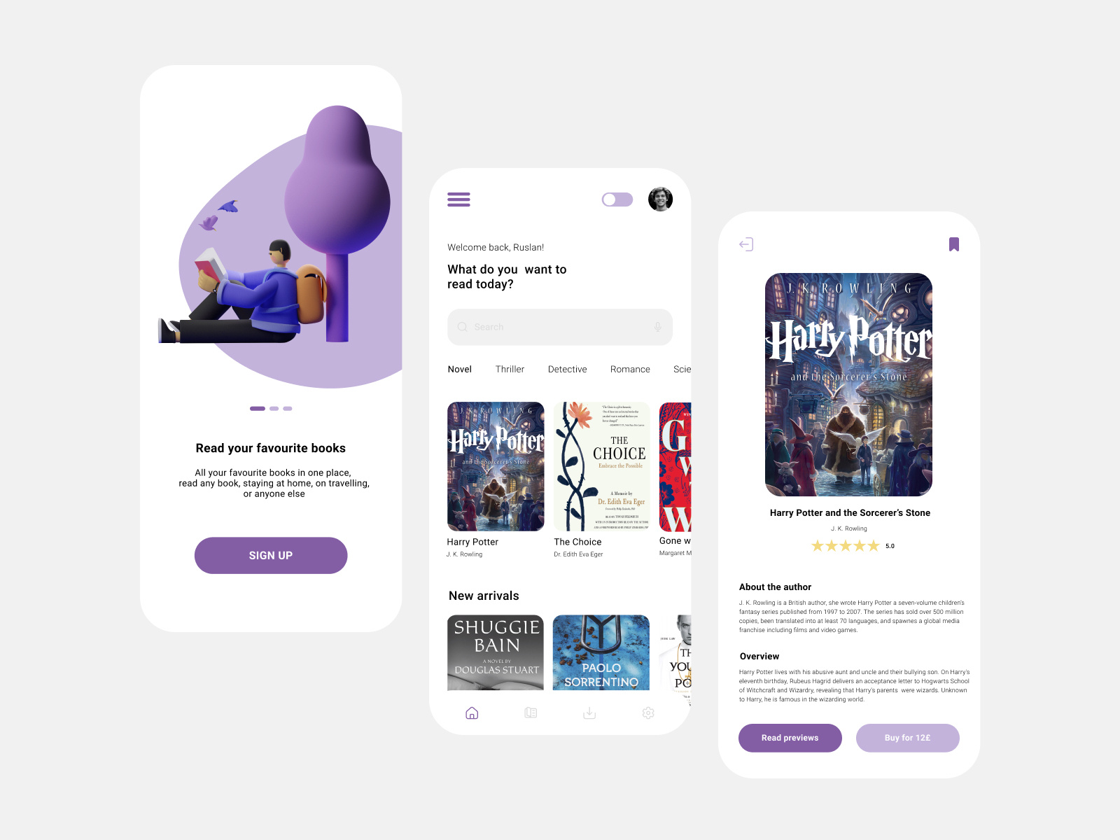 UX/UI design for the reading app by Alina Filippova on Dribbble UX/UI design for the reading app by Alina Filippova on Dribbble