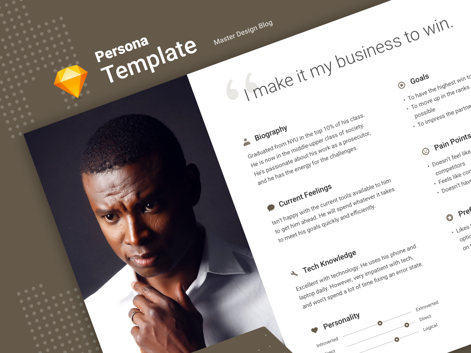 Persona Templates Bundle [Sketch] by Alexander Georges on Dribbble