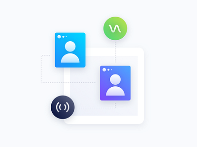 Voxeet Illustrations by Dmitri Litvinov on Dribbble