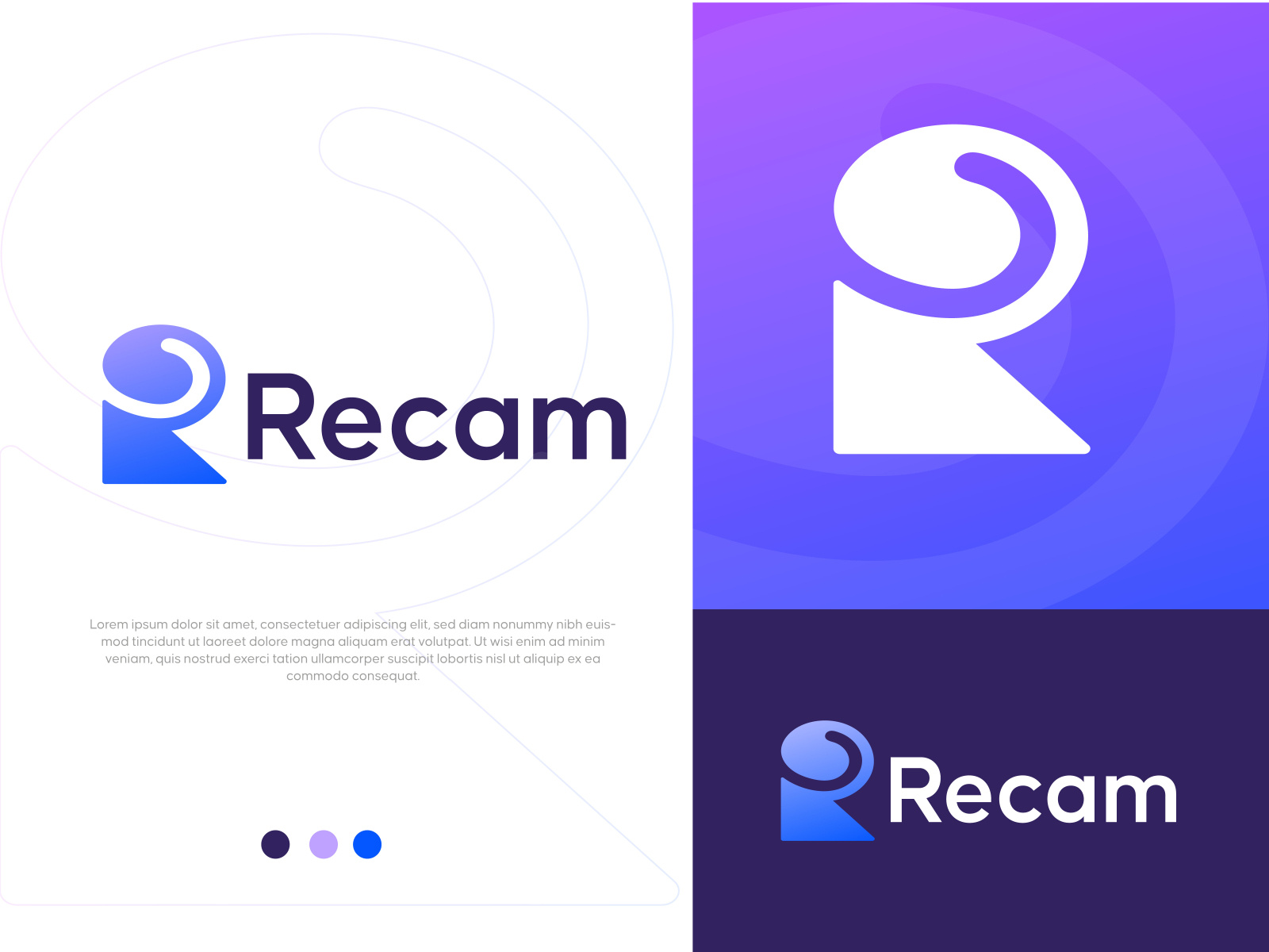 R letter logo (camera company logo) by Infoblox on Dribbble