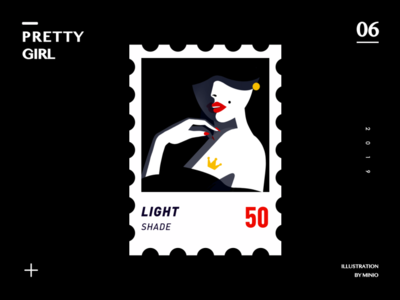 pretty girl 06 by Minio on Dribbble