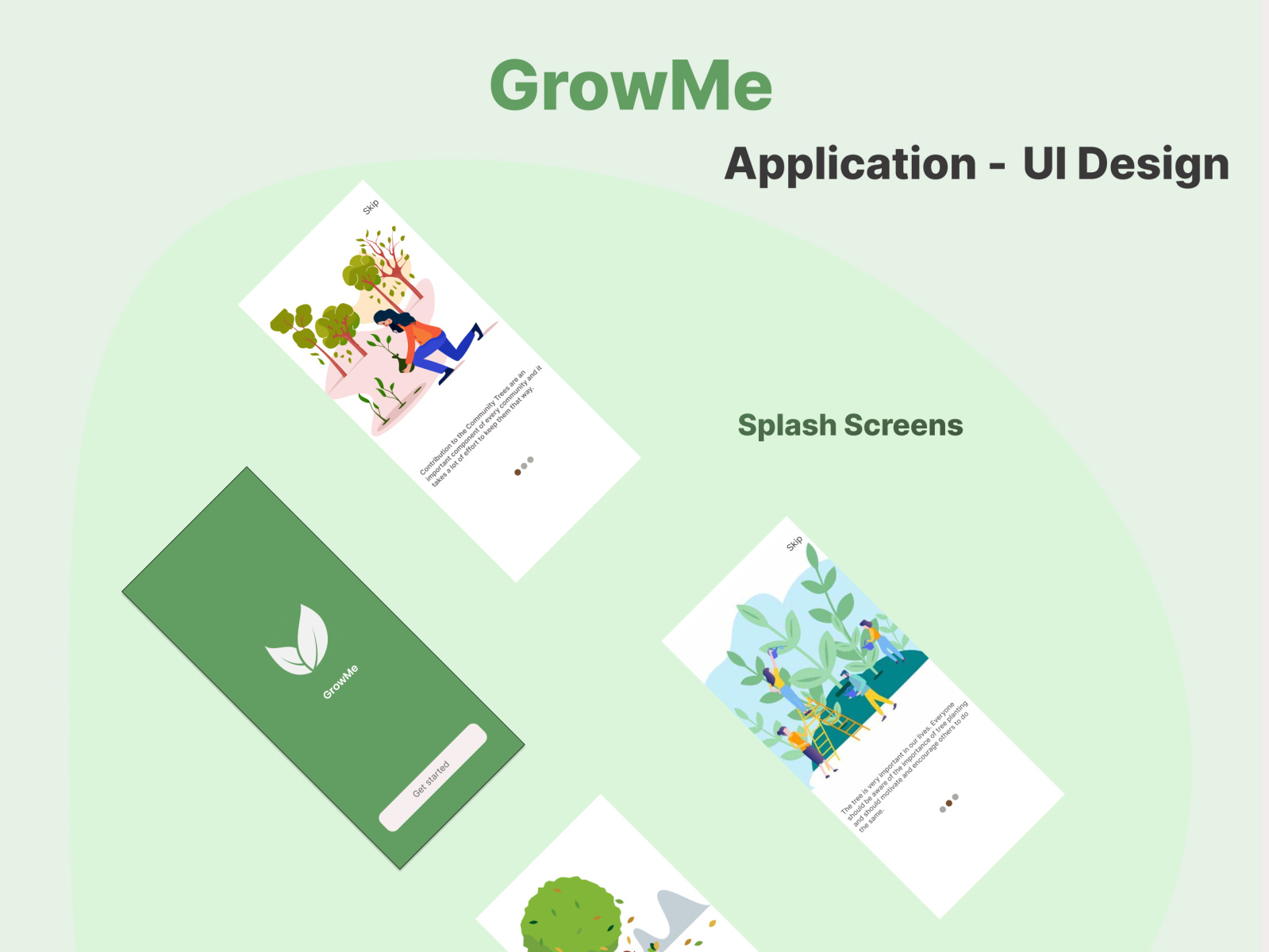 GrowMe-Mobile Application by Vinitha Marappan on Dribbble