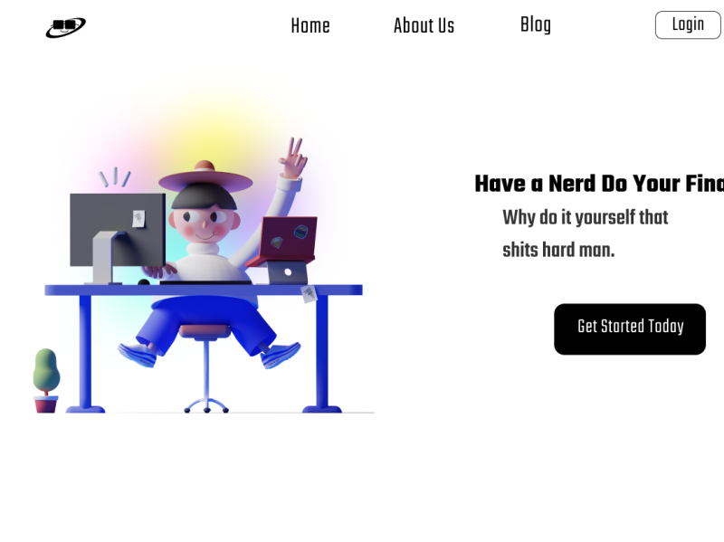 Nerd Finance Website by Abiah Johnson on Dribbble