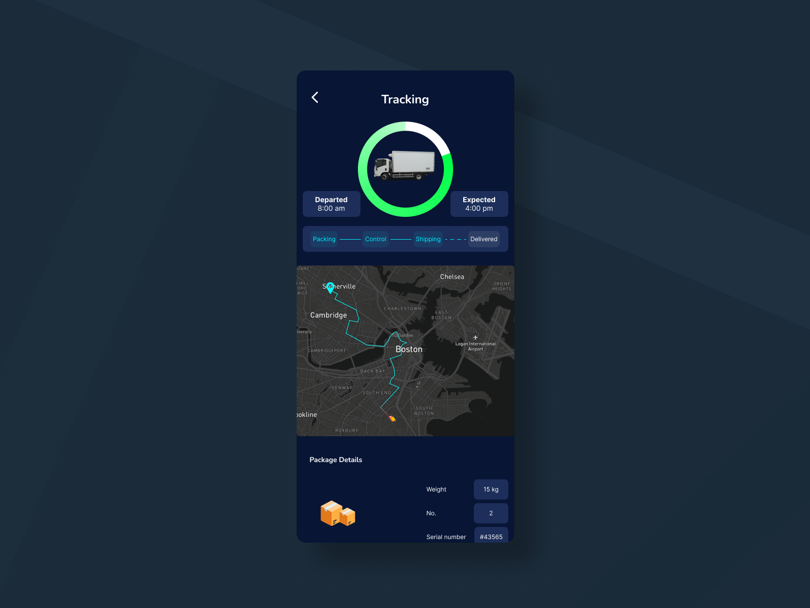 Tracking Location - DailyUI Challenge #020 by Mateo Miloloža on Dribbble