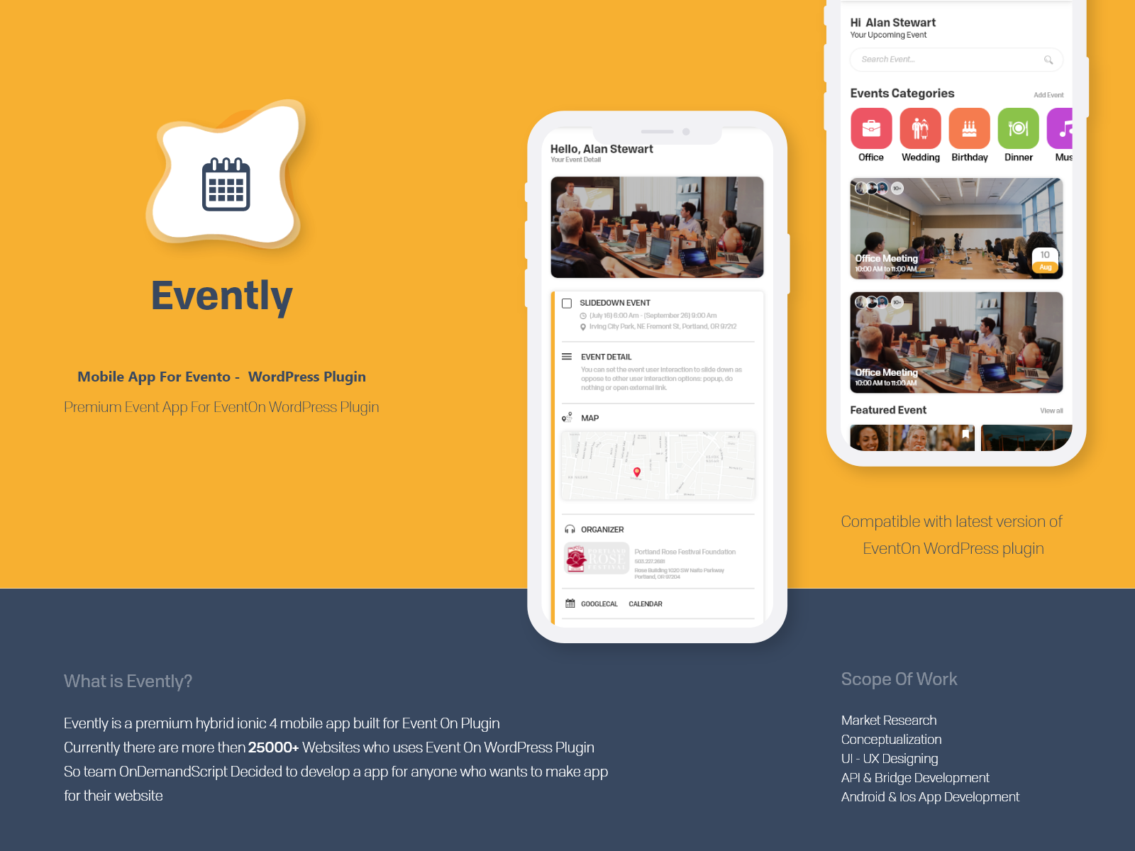 Evently - Mobile Apps For EventOn Wordpress Plugin by gaurav nagani on ...
