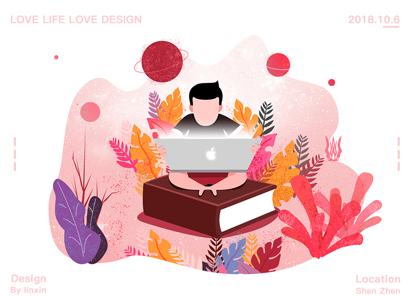 Love life love design by Linke on Dribbble