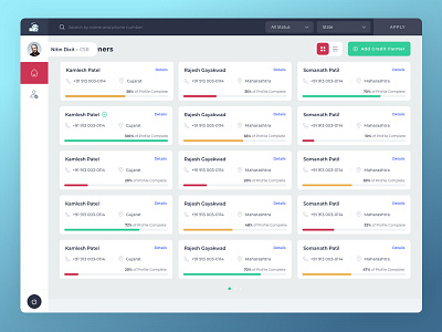 Credit Project (landing page & dashboard) by Roshan Jaitmal on Dribbble
