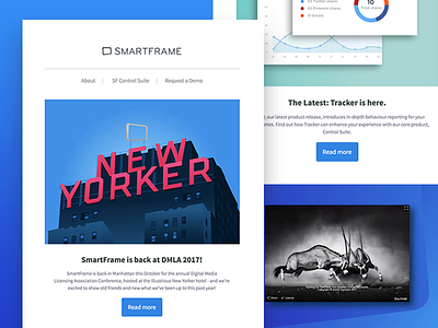 SmartFrame | Newsletter by Natalia Baquero on Dribbble
