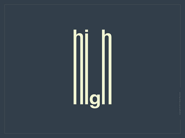 High Logotype by Vlado Paunović on Dribbble