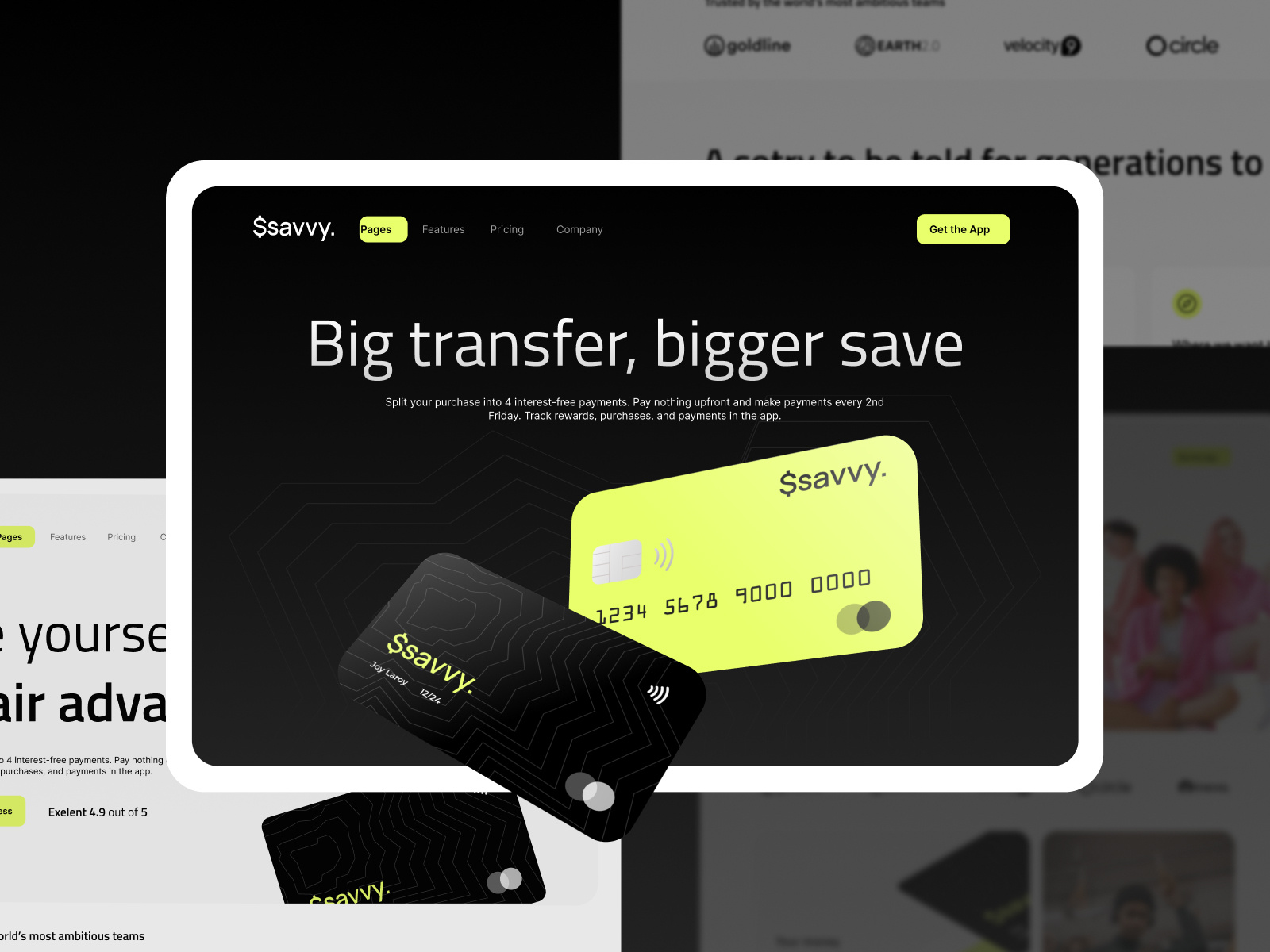 Savvy Cards - Webflow Template by Over Sight on Dribbble