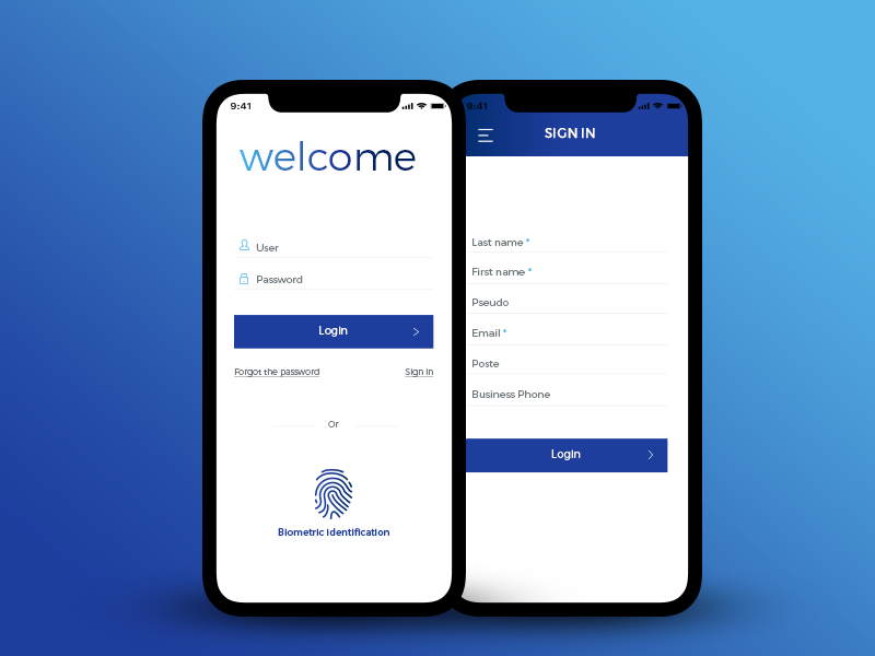 SignIn by Sarra on Dribbble