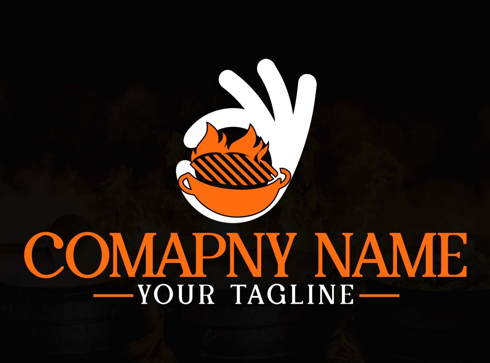 food logo vector by Gudiya Gaming on Dribbble