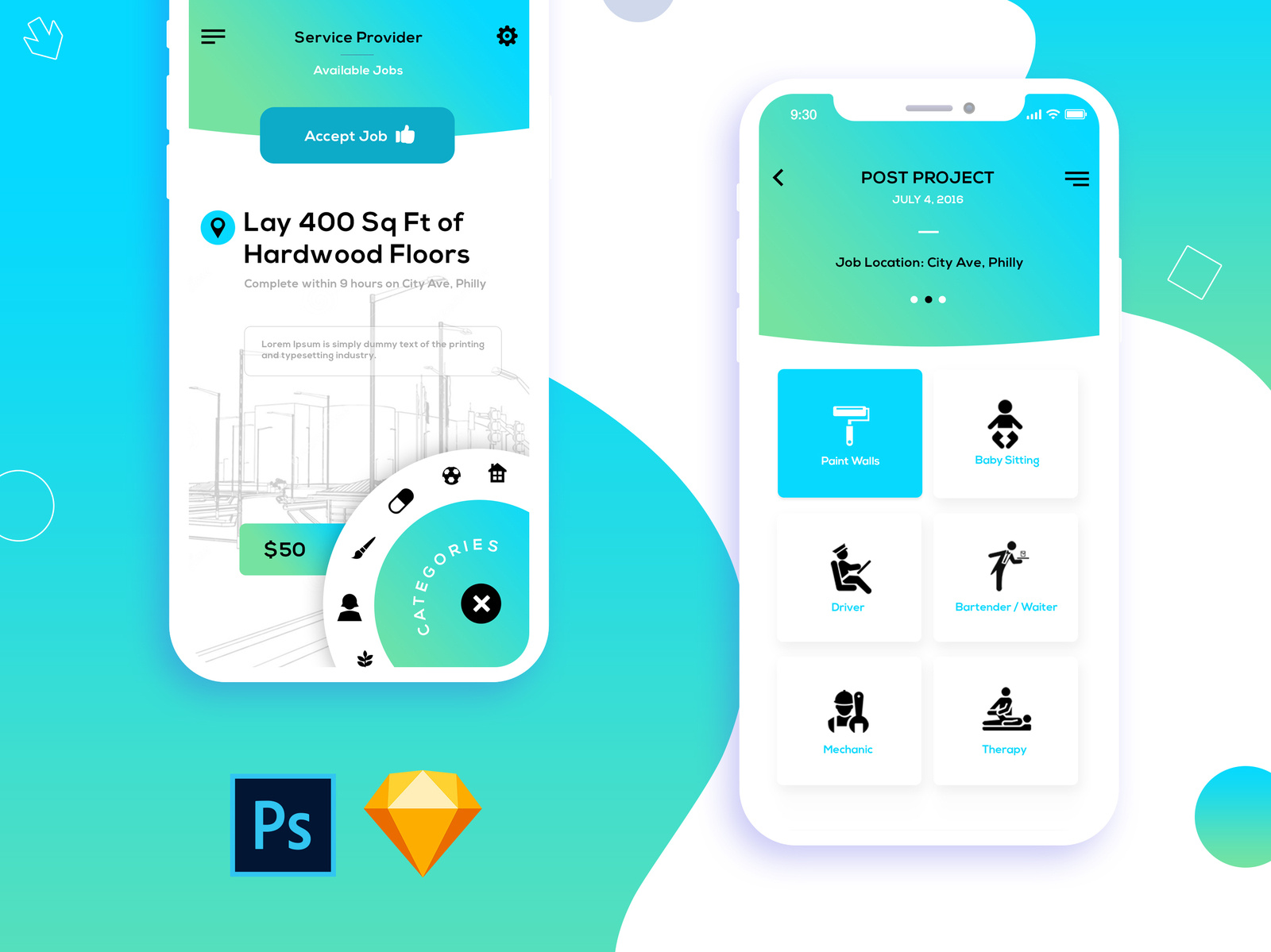 Creative Mobile App ui by Mohammed I on Dribbble