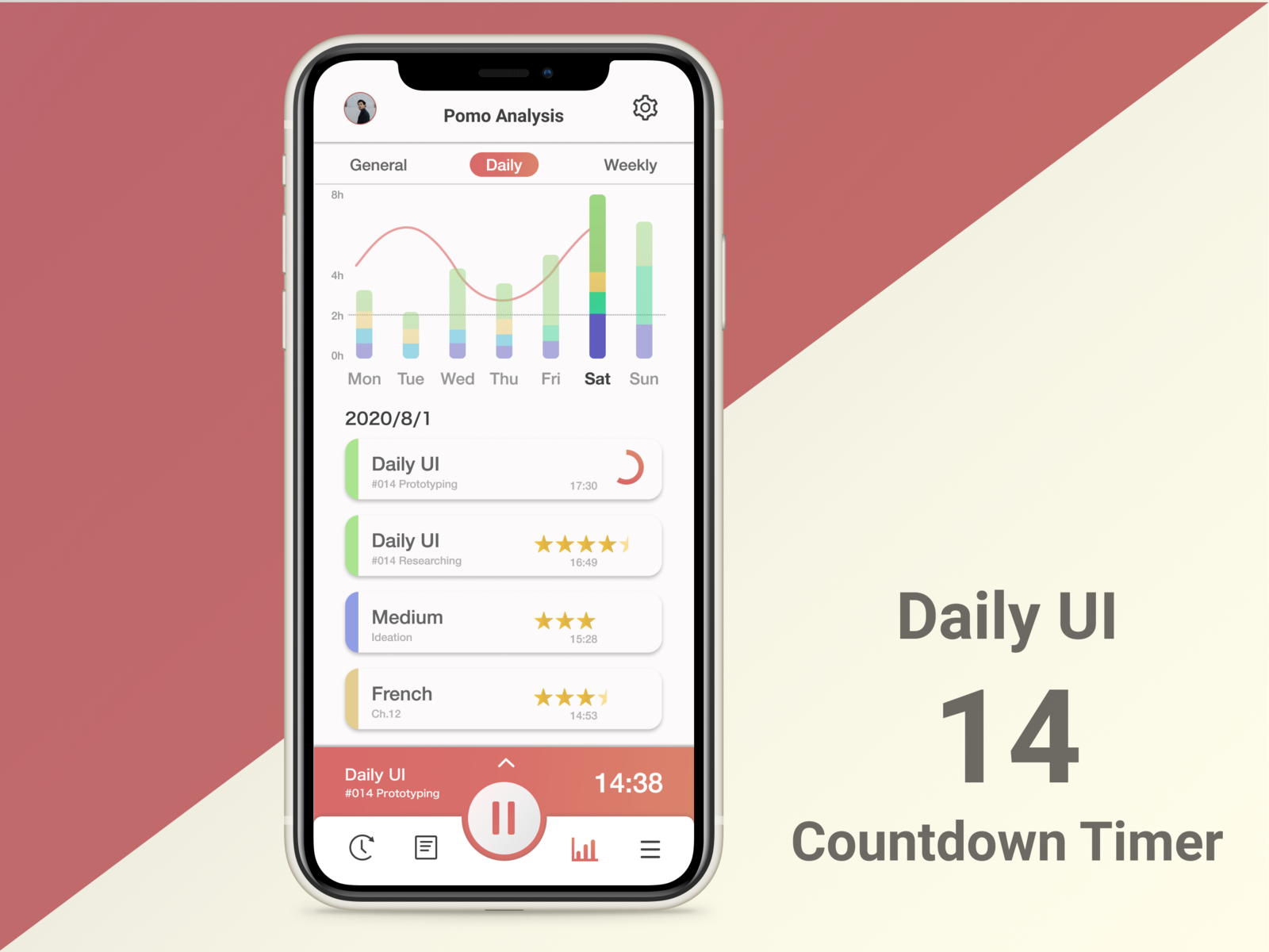 Daily UI #014 Countdown Timer by Tsubasa Takenaka on Dribbble