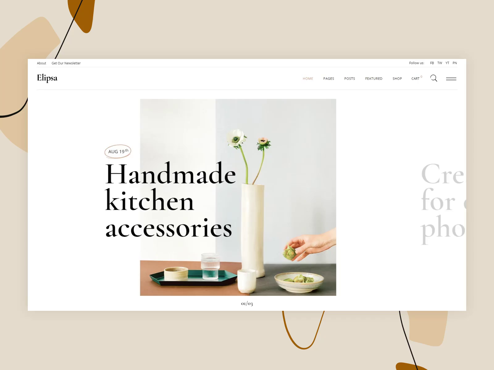 Elipsa - Creative Magazine Theme by Katika for Qode Interactive on Dribbble