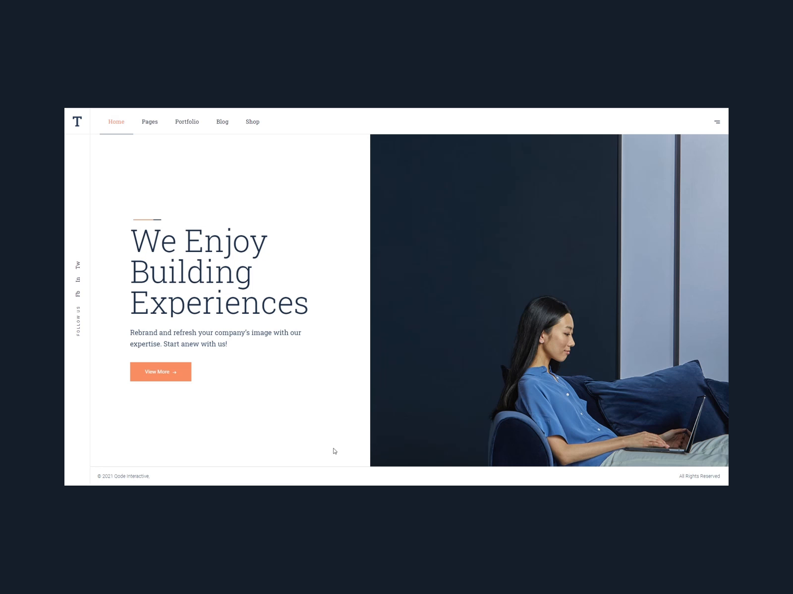Thorsten - Business Consulting by Katika for Qode Interactive on Dribbble