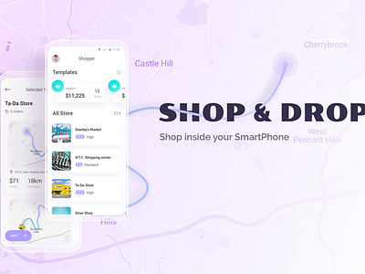 SHOP & DROP by Md Abdur Rahman on Dribbble
