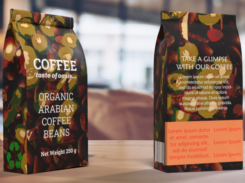 Coffee Bag Design by Jiku Nirvana on Dribbble
