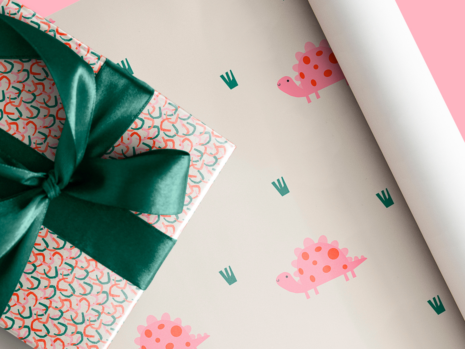 Gift wrapping design with colorful patterns by Anastasiia Nikitina on ...
