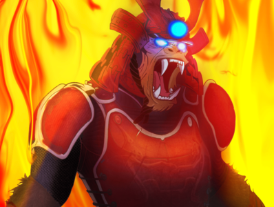 Raging ape by Mason ug on Dribbble