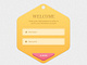 Fancy Login by Ionut Zamfir on Dribbble