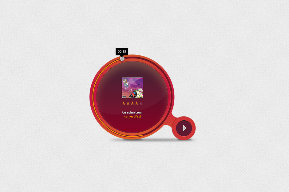 Dribbble - ROUNDED-AUDIO-PLAYER.jpg by Ionut Zamfir