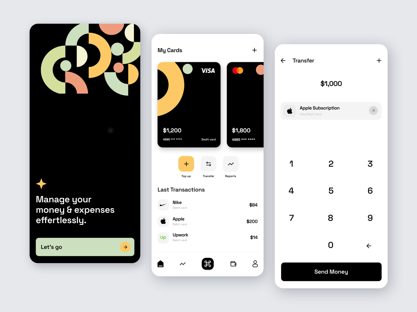 Daily Finance app by Mohsin Ameen on Dribbble