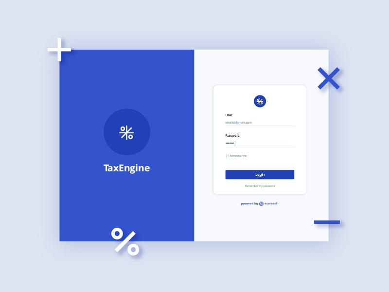 Login Tax Engine by Ecaresoft by Marisol Quintanilla for Ecaresoft Inc ...