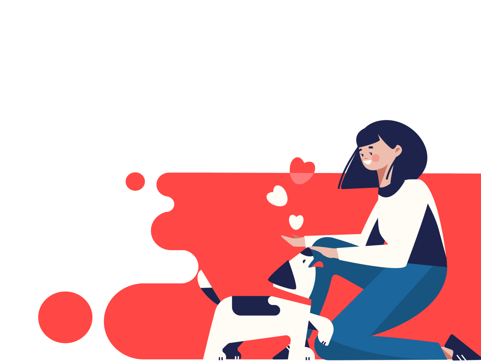 happy dog by Jessica Flores on Dribbble