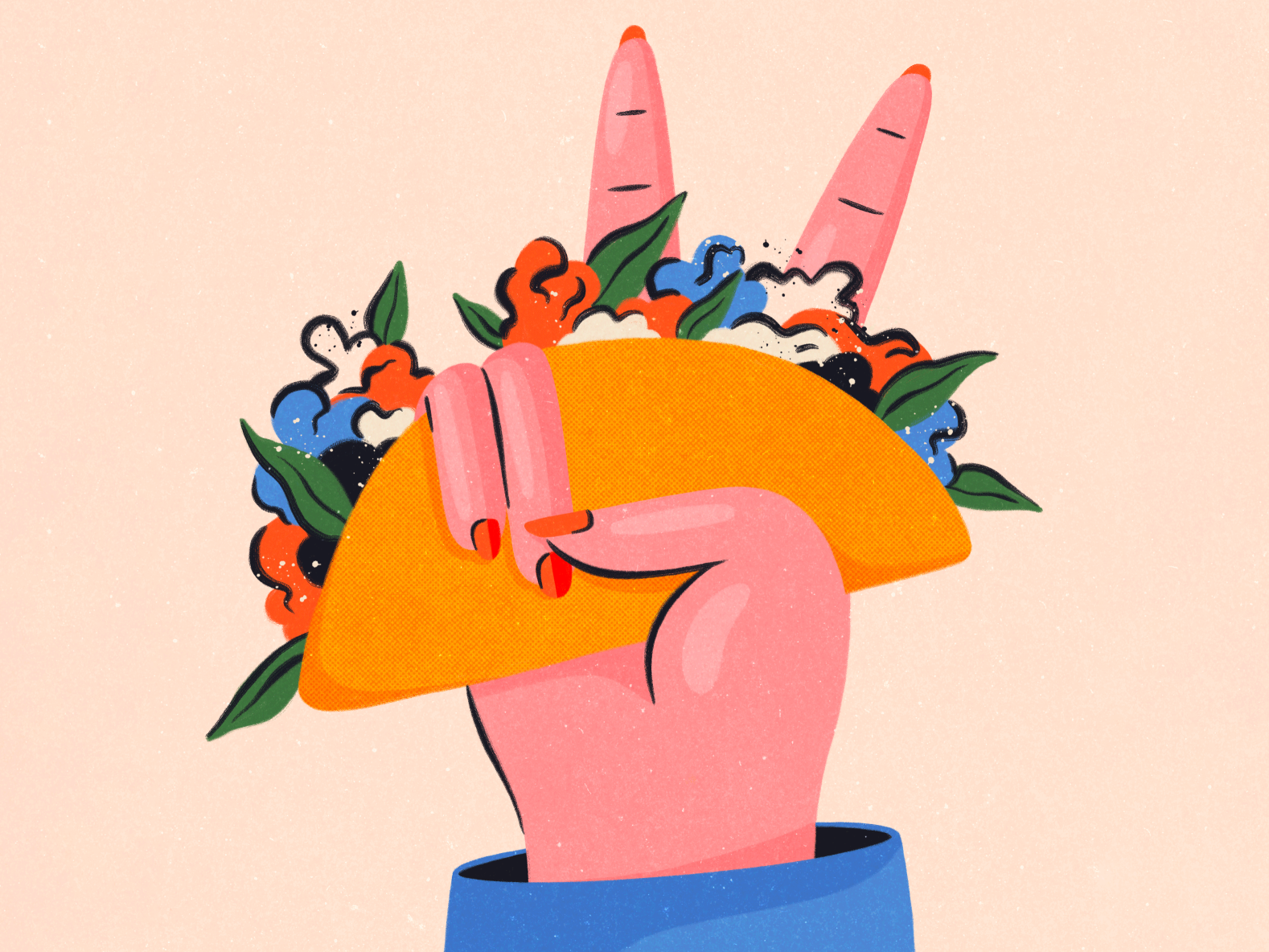 Flower Taco by Olivia Malone on Dribbble